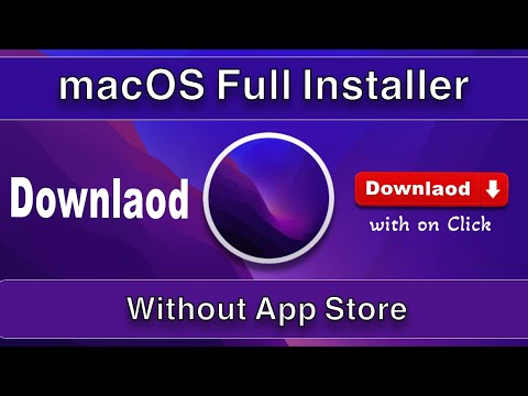How to Download macOS Big Sur or later Full installer with one click | macOS Monterey
