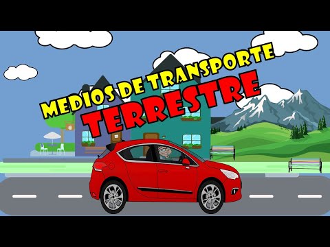 Medios de TRANSPORTE TERRESTRE🚗🚲🛵🏍️🚚🚌🐎 para niños