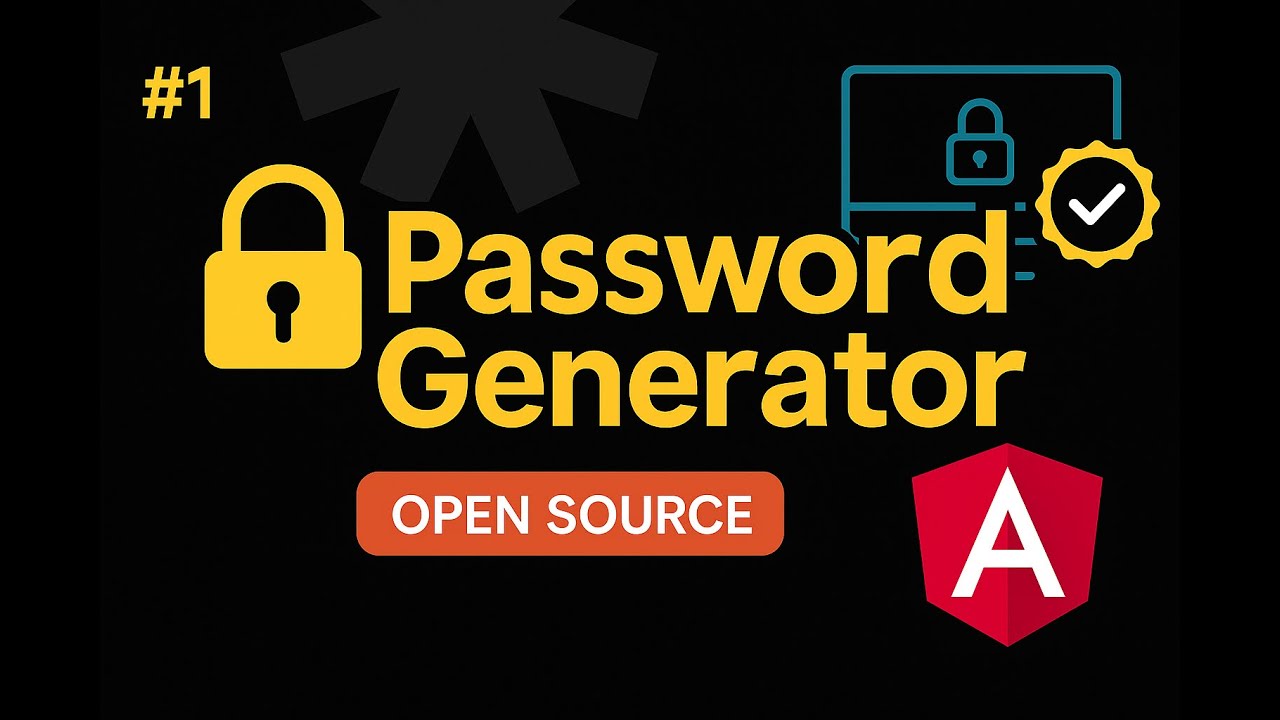 #1 Built a Password Generator with Angular — Open Source!