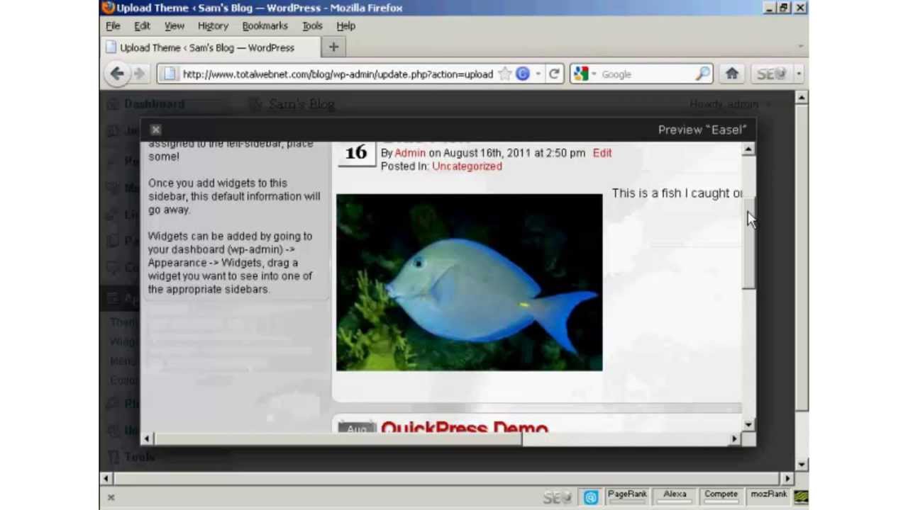 How To Upload And Install Themes Manually With WordPress