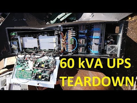 Teardown of a Eaton PowerWare 60kVA UPS system – Kaizer Power Electronics