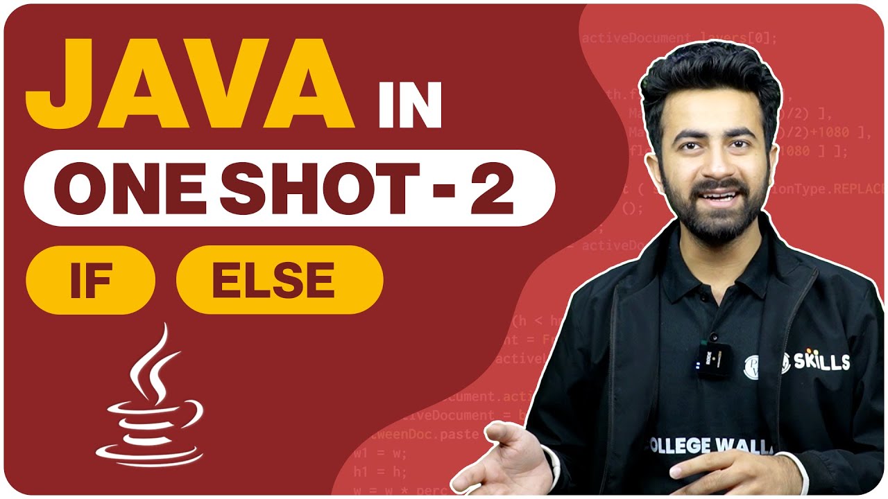 If Else in Java | Revision 2 | Java and DSA Course