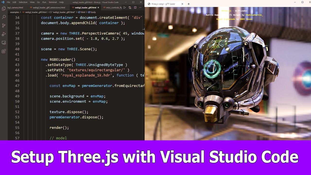 Three.js Visual Studio Code Setup Tutorial