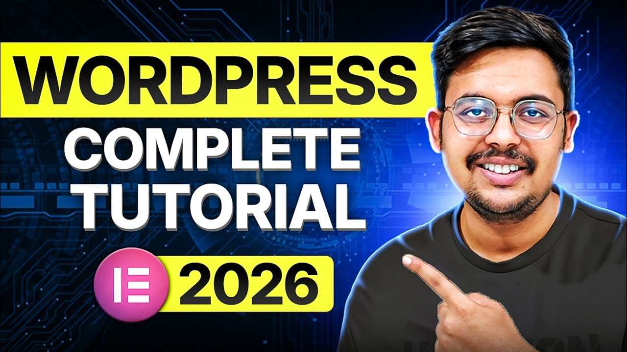 Wordpress Elementor Tutorial for Beginners 2025 | Wordpress Full Course in Hindi