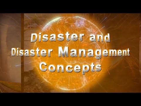 Disaster and Disaster Management: Concepts