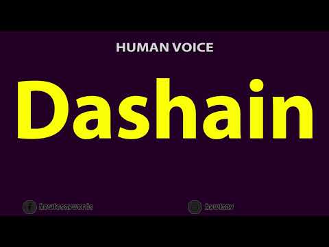 How to Pronounce Dashain