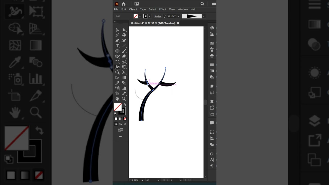 Tree logo designing - Adobe illustrator
