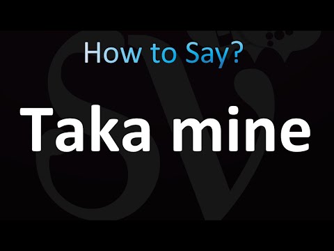 How to Pronounce Taka mine (Japanese)