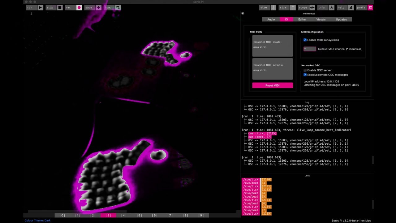 Sam Aaron Live Coding Practice