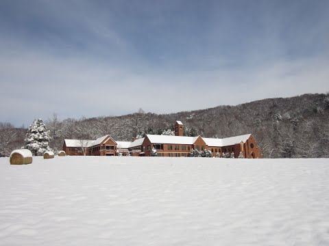 White Winter at Our Lady of the Angels Monastery