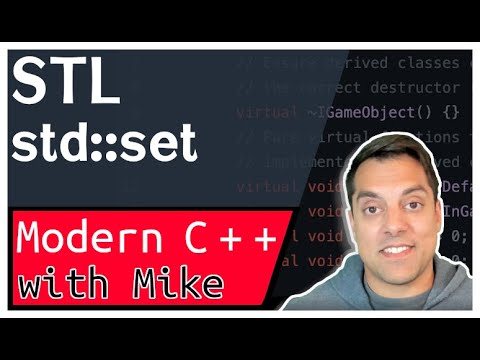 STL std::set | Modern Cpp Series Ep. 121