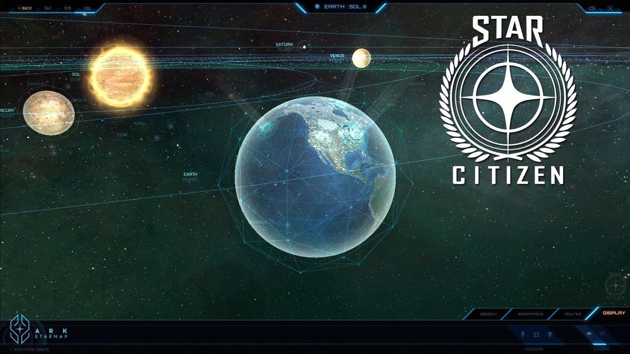 Star Citizen - Exploring the Galactic Map - Ark Map Released