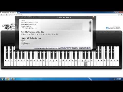 How to Play the Piano via Computer Keyboard!