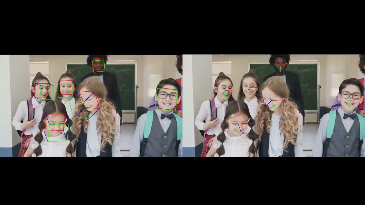 Head Pose Estimation (Link in the description)