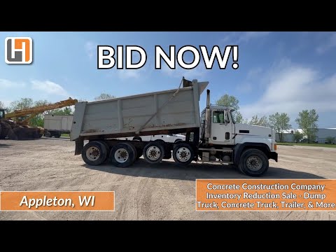 đĽđđđ đĄđ˘đŞ! Concrete Construction Company Inventory Reduction Sale - Appleton, WI