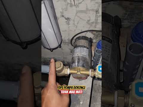 Pompa Booster Dorong tidak mau mati/on terus ketika kran dimatikan #waterfilters #electrical