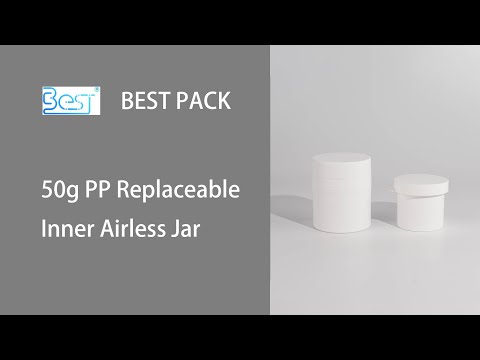 Wholesale 50G PP Airless Jar - Refillable Inner for Cosmetic Brands
