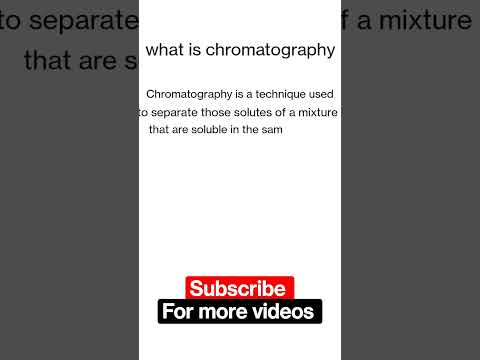 what is chromatography | class 9 ncert science ch 2 | explain chromatography class 9 |