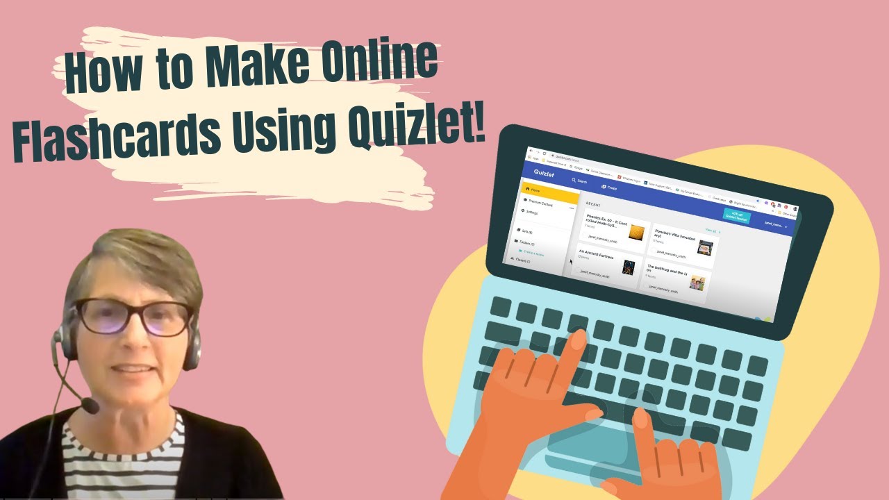 Creating and using flashcard sets in Quizlet
