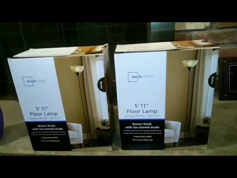 $7 Floor Lamps from Walmart.com. Review 👎 👍