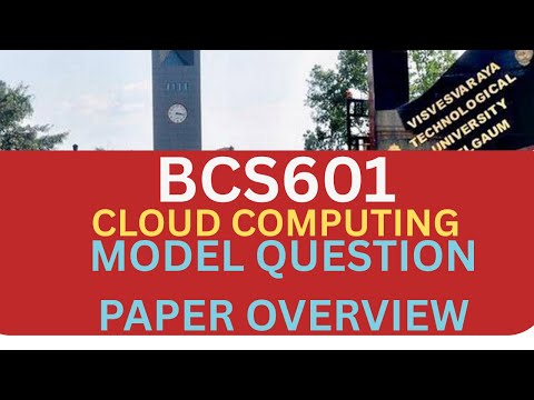 VTU BCS601 Cloud Computing Model Paper Analysis | 6th Sem CSE | 2022 Scheme