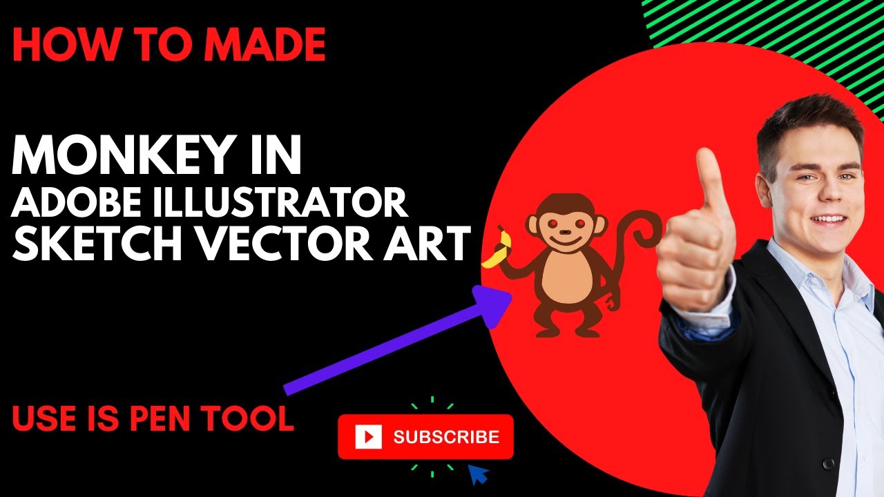 how to made monkey tutorial in Adobe