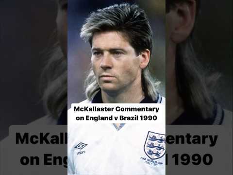 Cheating England v Brasil 1990. Waddle, Pearce and Müller. McKallaster Scottish Commentary.