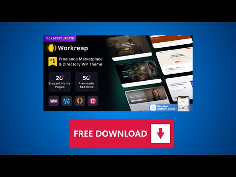 Download Workreap WordPress Theme for Free | Build Your Own Fiverr-Style Freelance Marketplace
