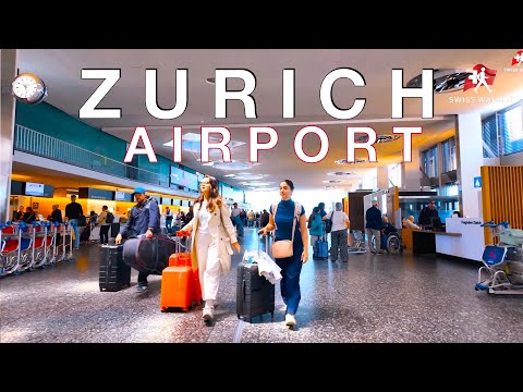 Zurich Airport FULL Walking Tour (2025) - Terminals, Shops & Hidden Spots 🇨🇭