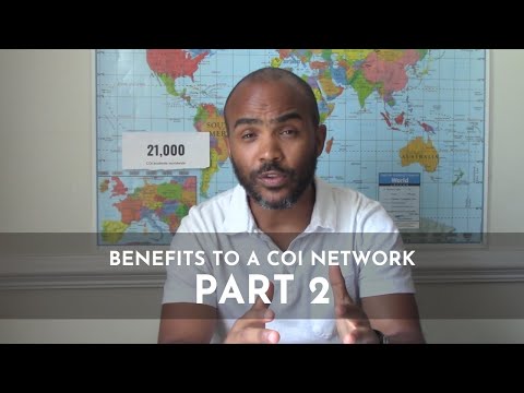 Benefits to a COI network: Part 2