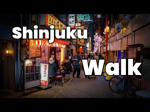 Exploring Shinjuku, Omoide Yokocho & Golden Gai at Night