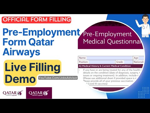 Fill 'Qatar Airways' Updated Pre-Employment 2023 Medical Form: Step-by-Step Guide