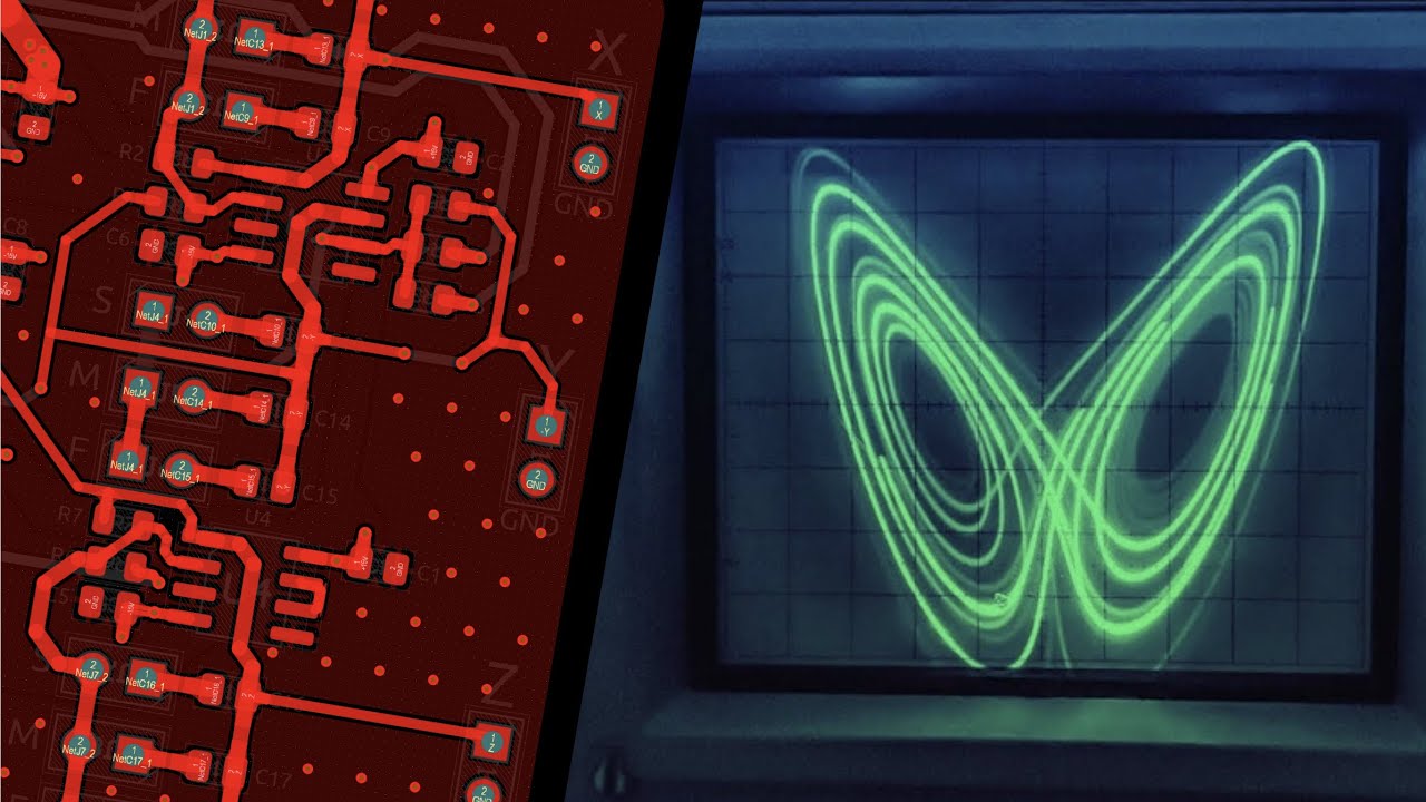 Chaos Theory - Analog Circuit Lorenz Attractor PCB