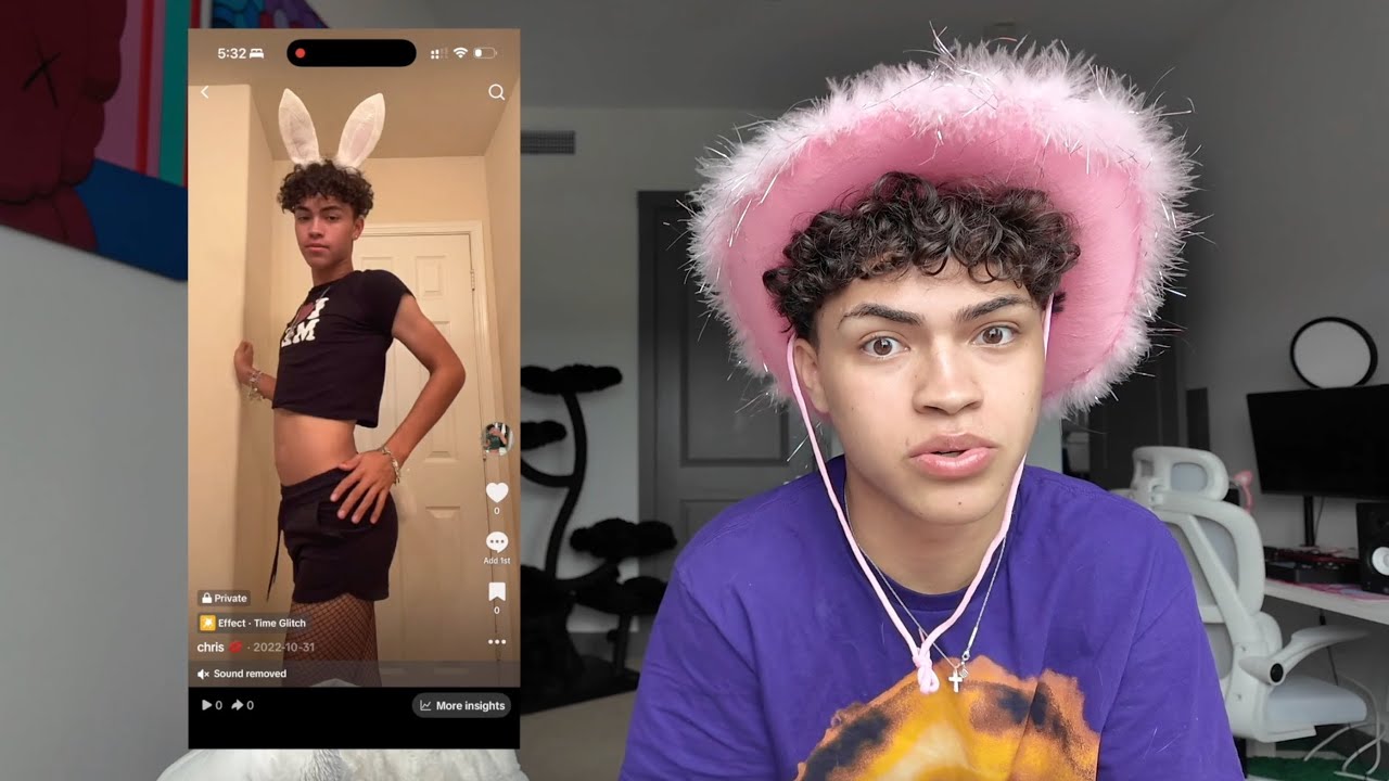reacting to my private tiktoks