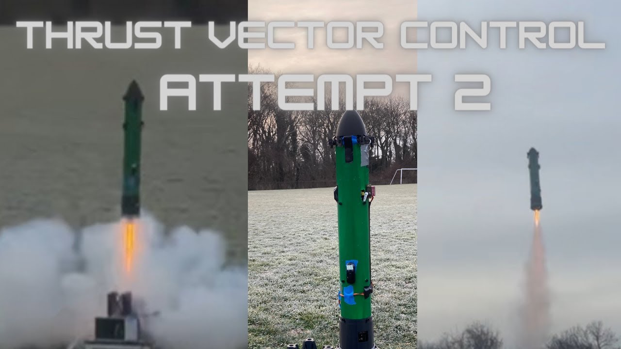 Thrust Vector Control Attempt 2 | Hopper V2