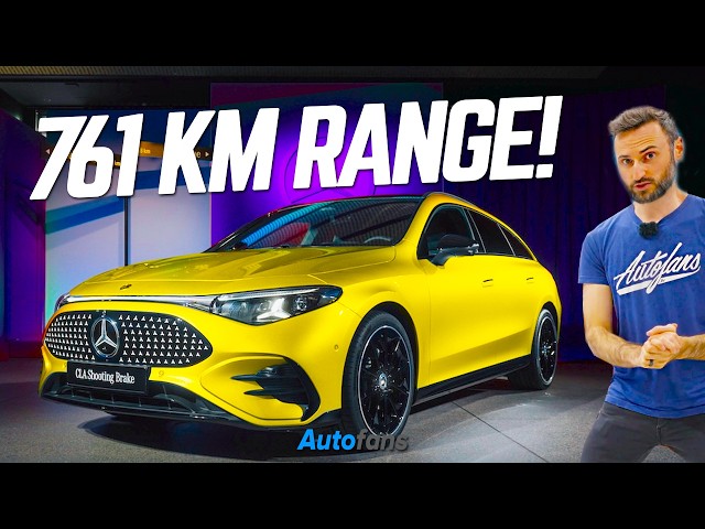 Mercedes CLA Shooting Brake is voortaan elektrisch, pronkt met 761 km aan range (2025) | Autofans