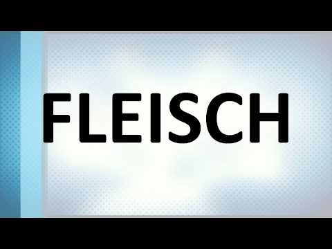 Fleisch - how to pronounce
