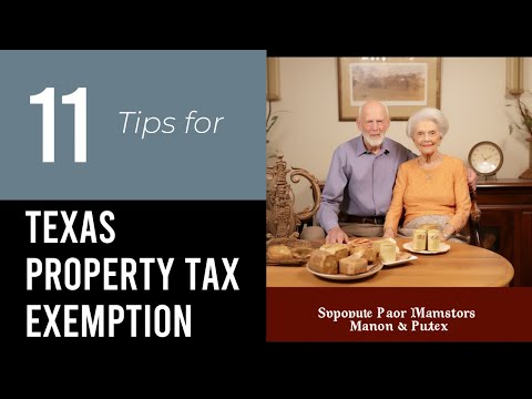 11 Tips On Texas Property Tax Exemption For Seniors