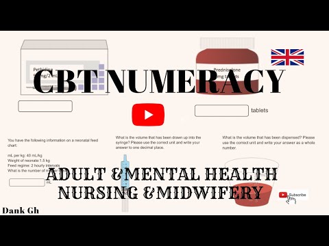 CBT NUMERACY TUTORIALS || LEARN AND PASS CBT IN A DAY || ADULT & MENTAL NURSING || MIDWIFERY ||