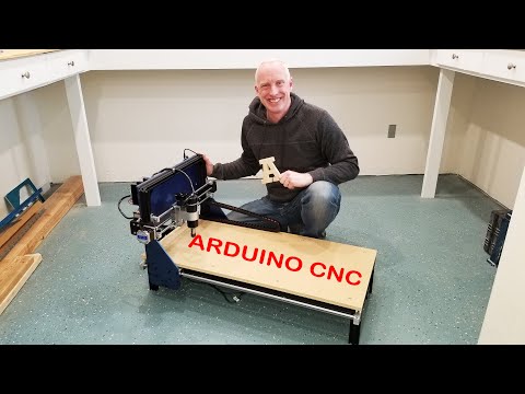 How to build a large CNC router controlled by Arduino GRBL and Universal G-Code Sender UGS