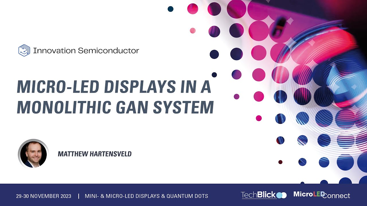 Innovation Semiconductor | Micro-LED Displays in a Monolithic GaN System