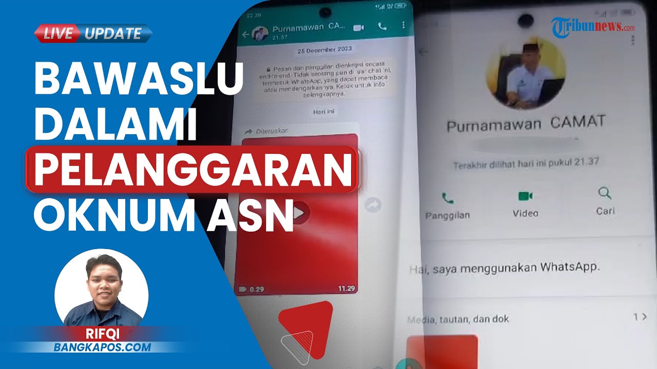 Camat di Pangkalpinang Diduga Tak Netral Kampanye Caleg, Bawaslu Dalami ... Camat di Pangkalpinang Diduga Tak Netral Kampanye Caleg, Bawaslu Dalami ...