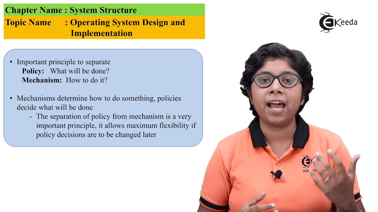 Operating System Design and Implementation - System Structure - Operating System