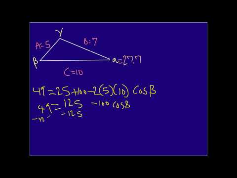Law of Cosines SSS VIDEO | educational research techniques