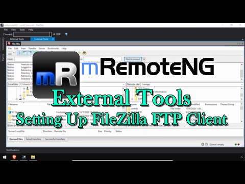 mRemoteNG Advanced External Tools - Setting Up FileZilla FTP Client