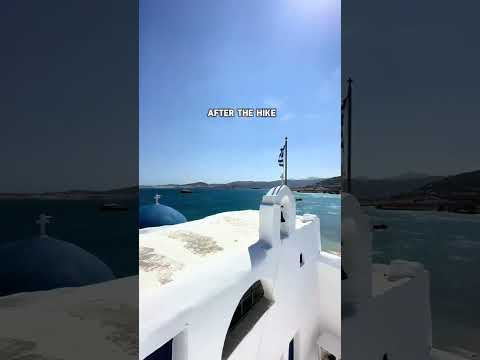 A perfect day touring the Greek island of Paros โค๏ธ . Thereโs more routes + Google maps route link in