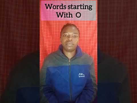 Words starting with O #kenyasignlanguage