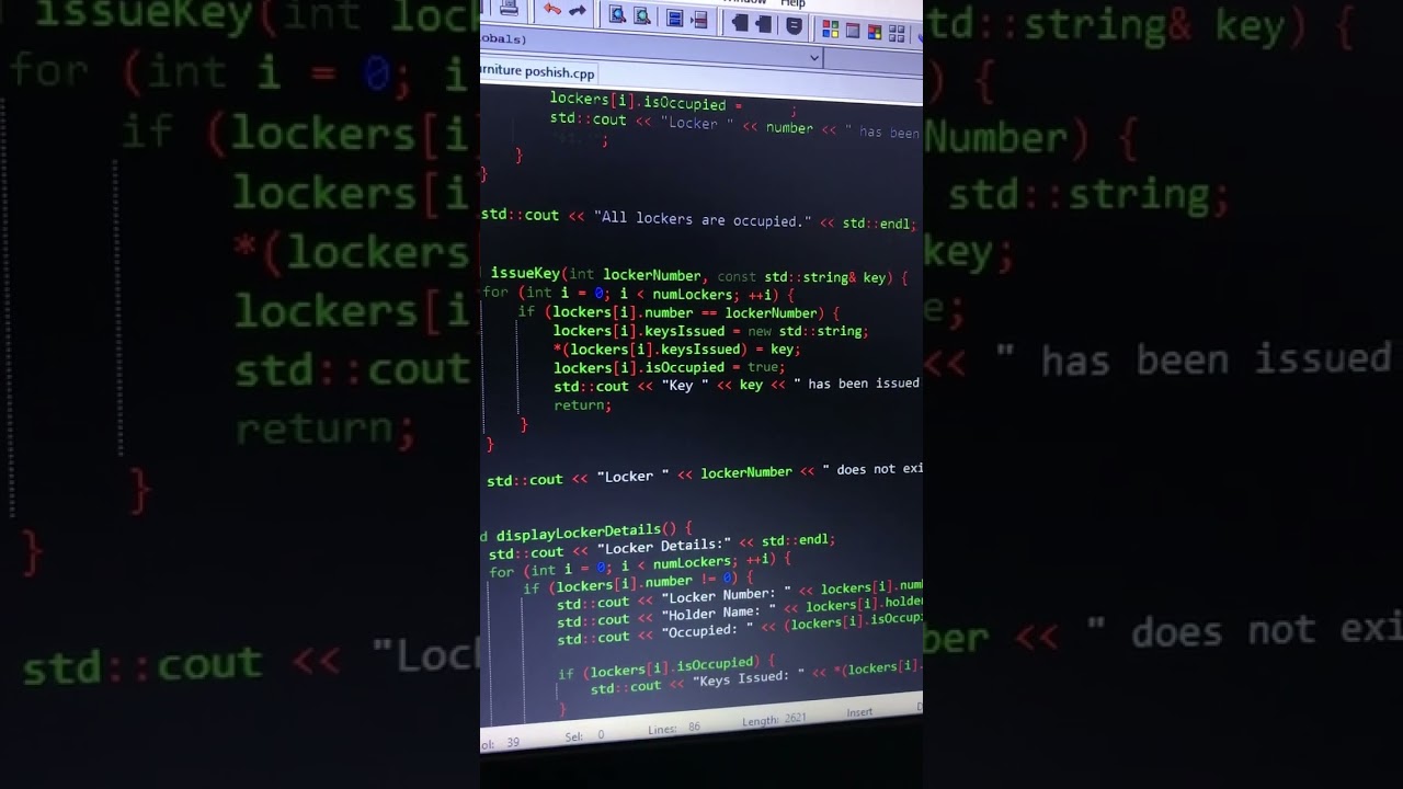 bank locker c++ #codingninja #coders #coderstokyo #codinglife #codelife #codemasters #code #coding