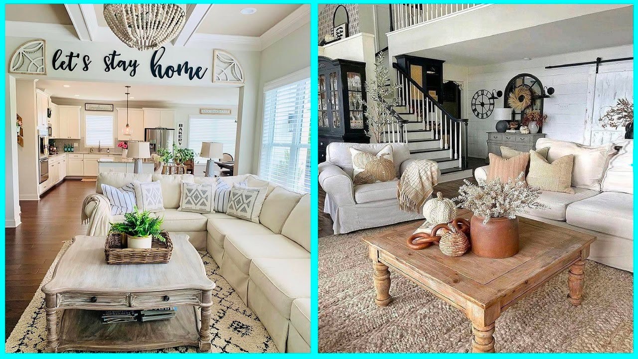 30+ Fabulous Rustic Farmhouse Living Room Decor Ideas and Designs