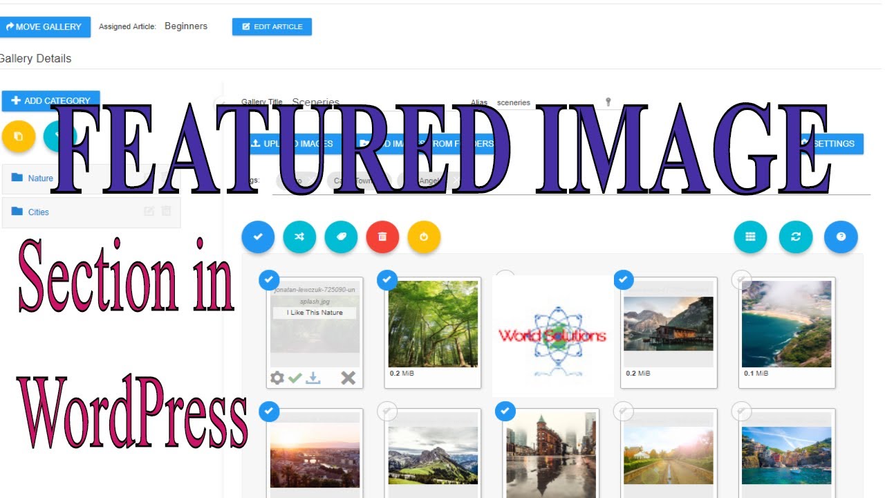 Featured image section to WordPress | Development with Bootstrap v4 || Tutorial 06